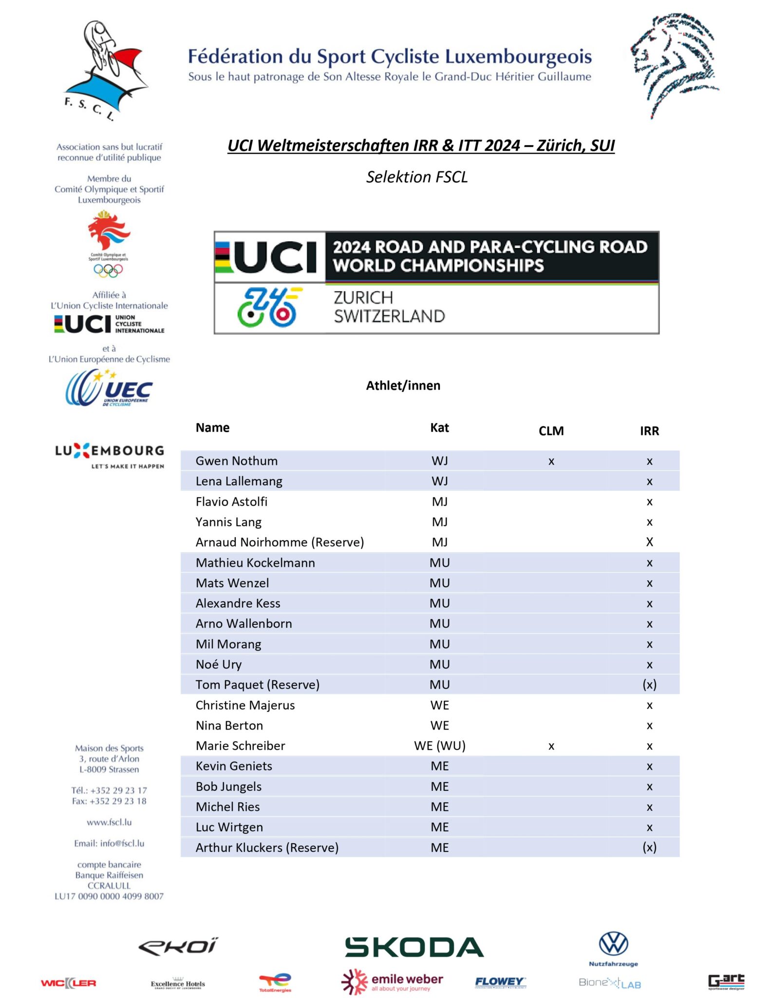 Fédération du Sport Cycliste Luxembourgeois